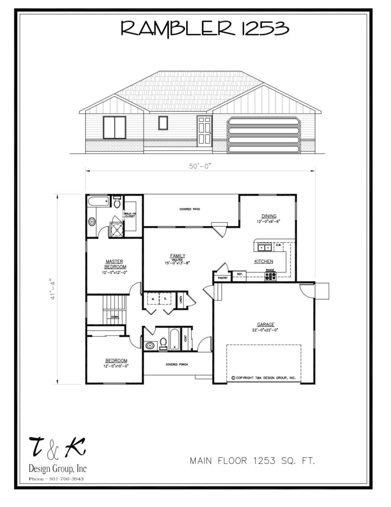 RAMBLER FLOOR PLANS – T-K Design