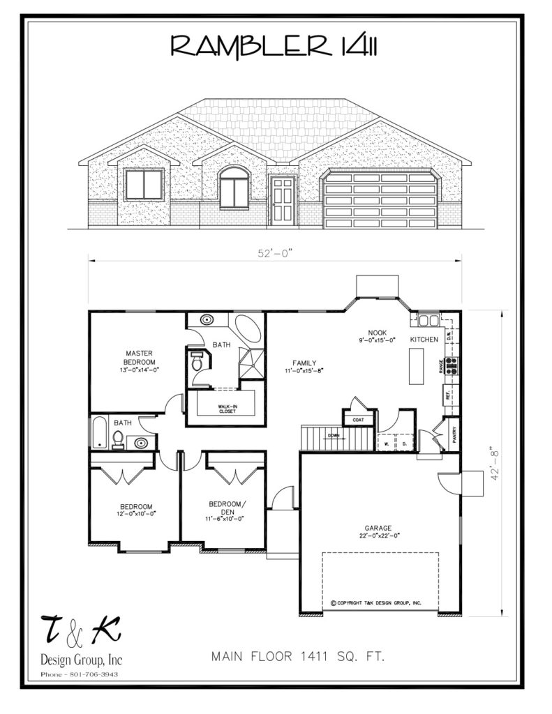 RAMBLER FLOOR PLANS – T-K Design