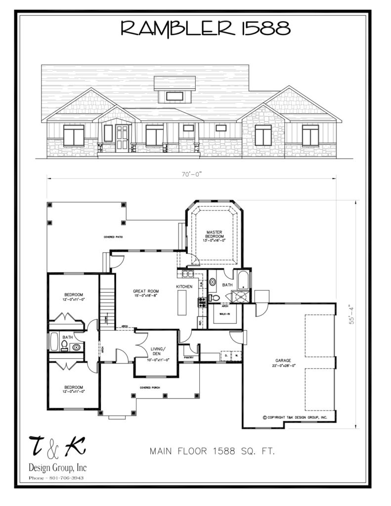 RAMBLER FLOOR PLANS – T-K Design