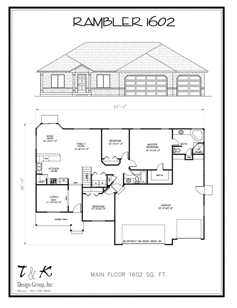 RAMBLER FLOOR PLANS – T-K Design