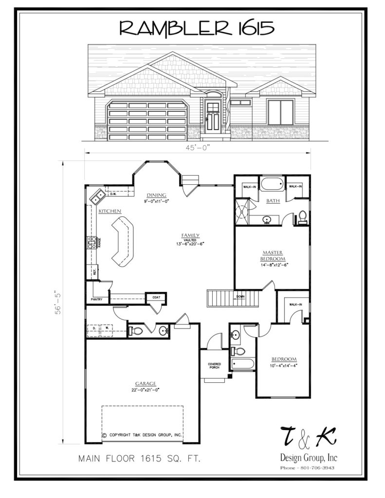 RAMBLER FLOOR PLANS – T-K Design