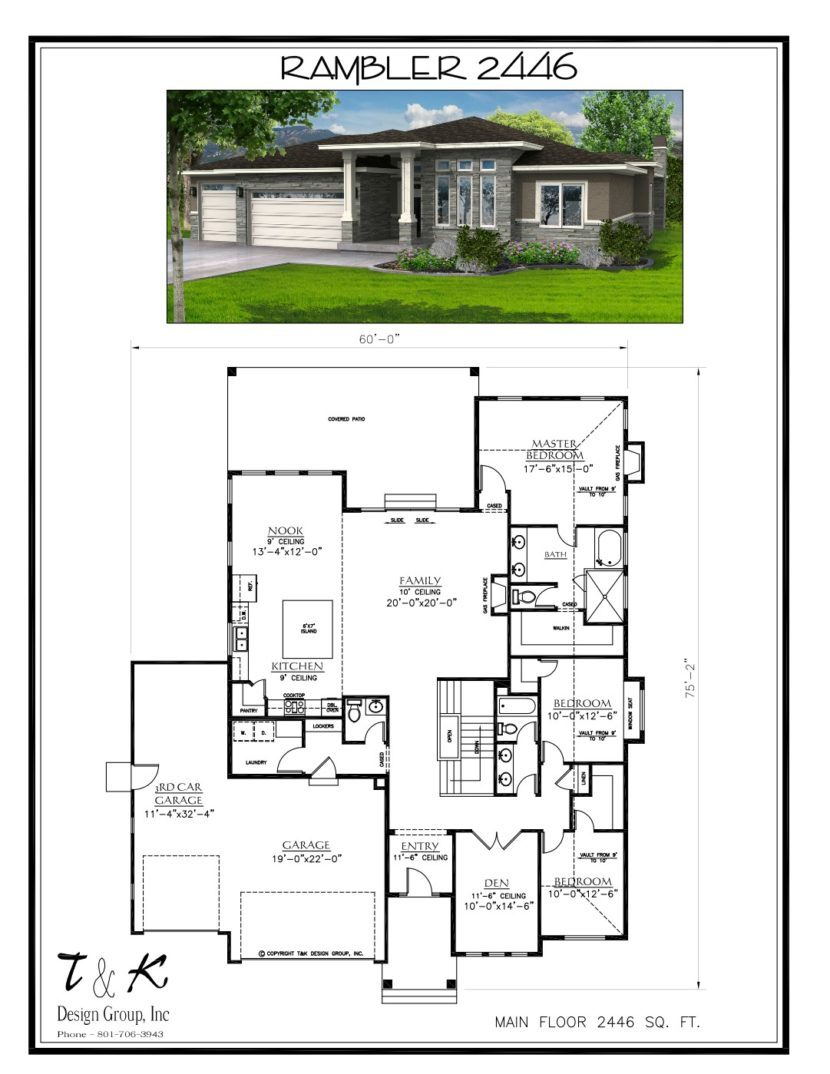 RAMBLER FLOOR PLANS – T-K Design
