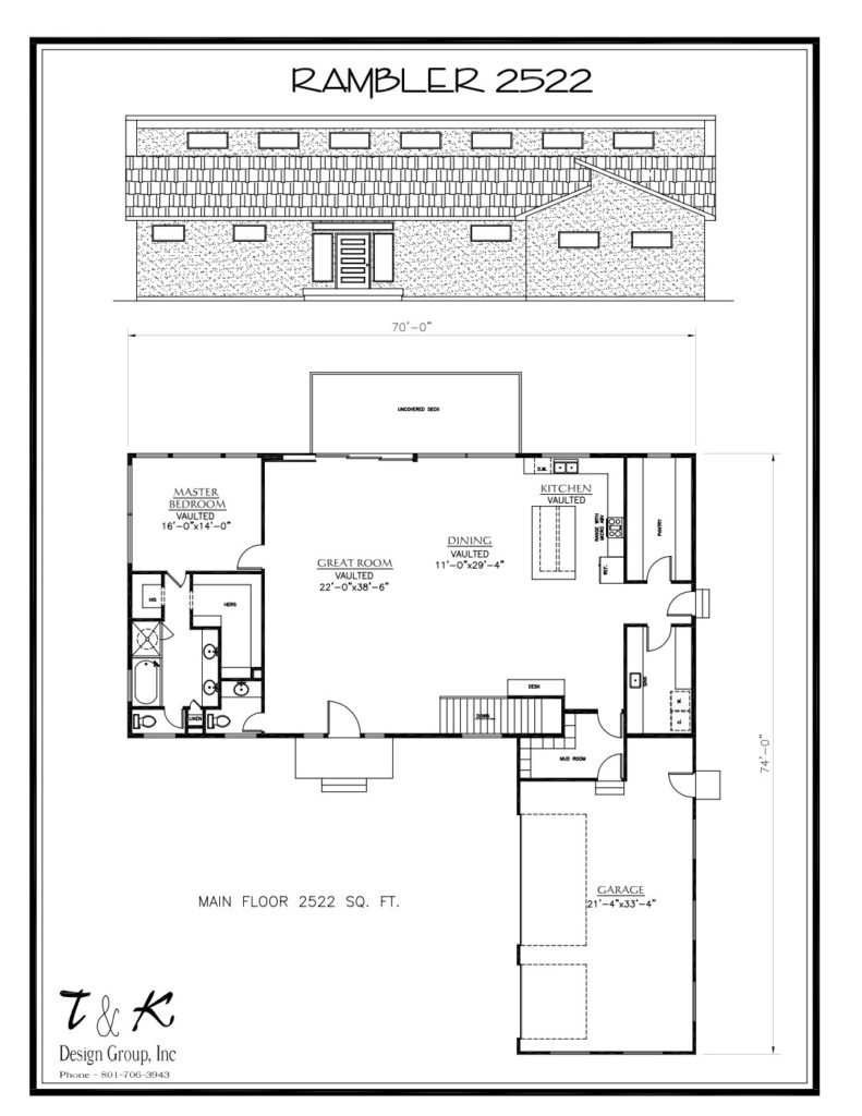 RAMBLER FLOOR PLANS – T-K Design
